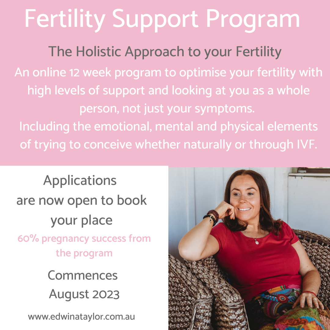 Fertility Support Program September 2023 - Edwina Taylor